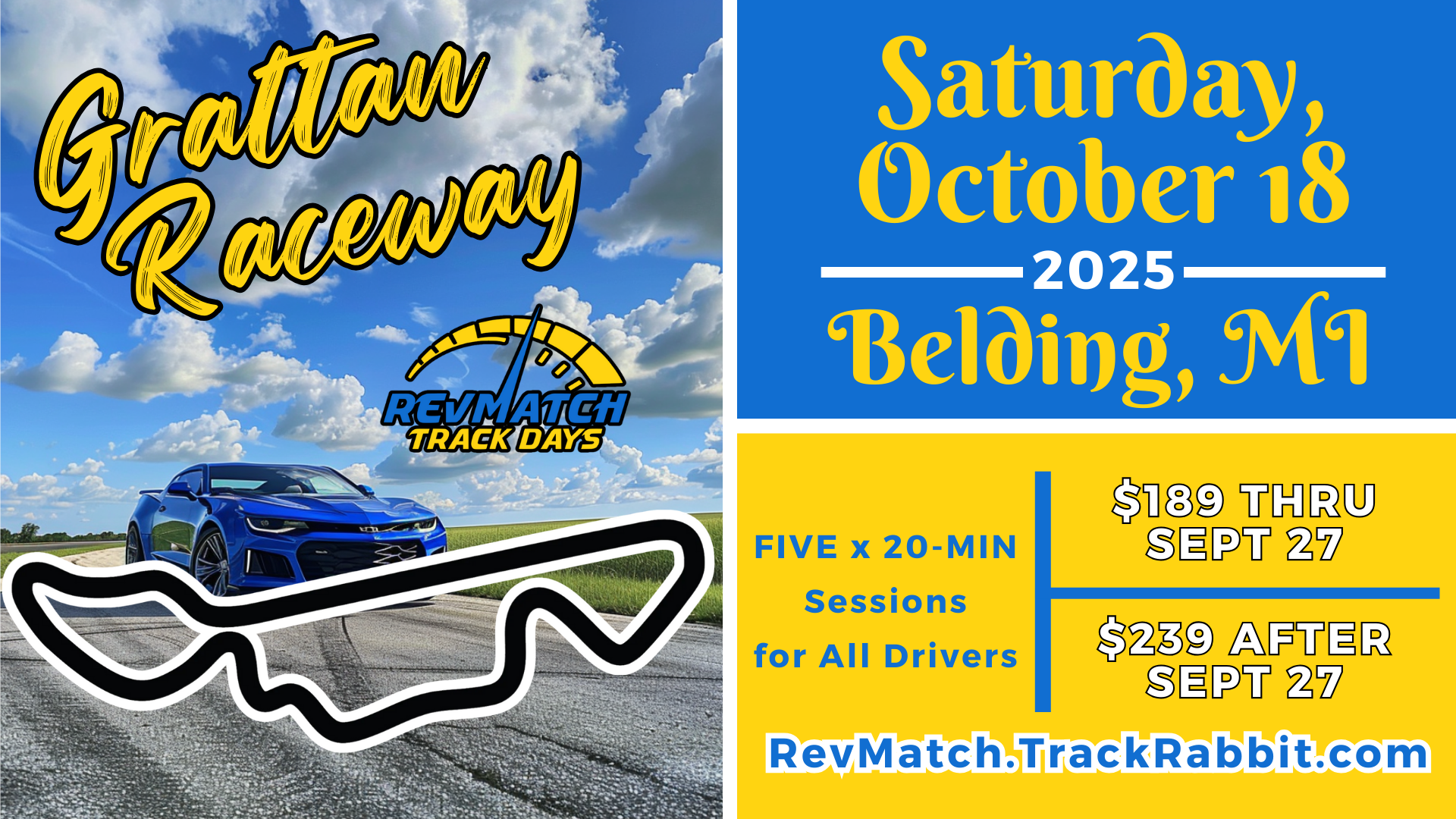 RevMatch @ Grattan Raceway, October 18th | RevMatch Track Days ...
