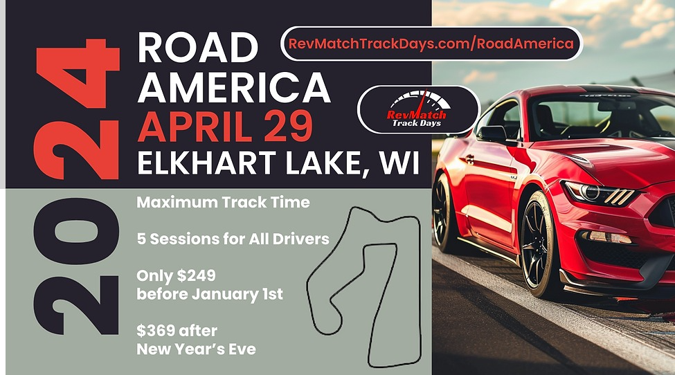 RevMatch 2024 @ Road America | RevMatch Track Days @ Road America